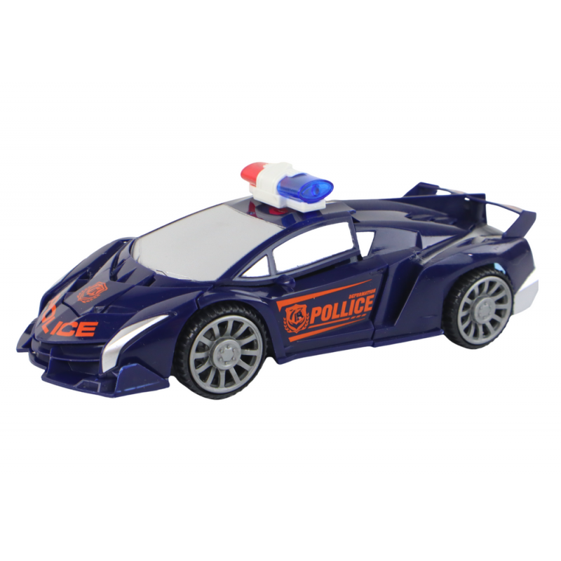 Robot Car Police Navy Blue 2in1 Transformation