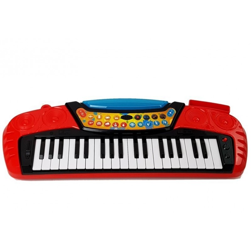 Keyboard Stand Chair 37 Keys Red