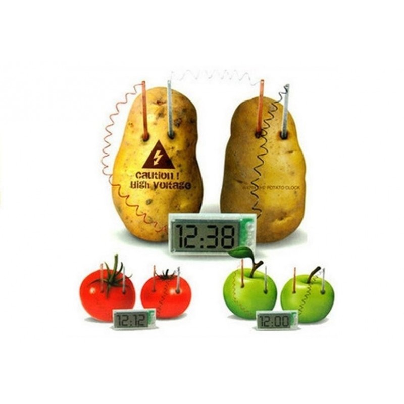 Potato Clock Nature Science Sunlight Environmental Energy DIY Kit