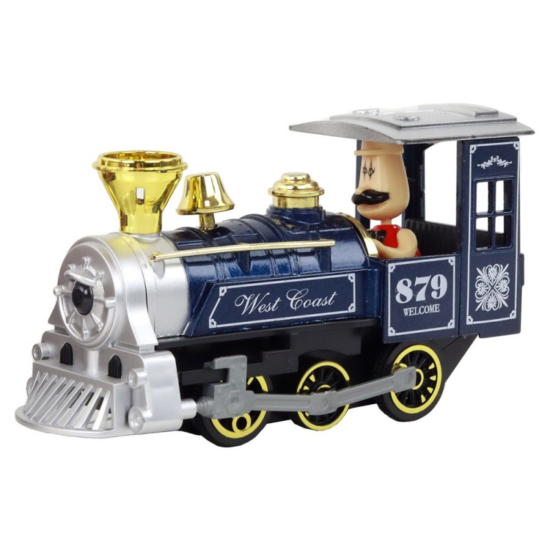 Motorized Locomotive Steam Locomotive Train Mix Aluminum Sound Lights