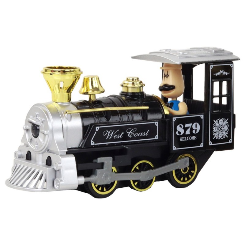 Motorized Locomotive Steam Locomotive Train Mix Aluminum Sound Lights