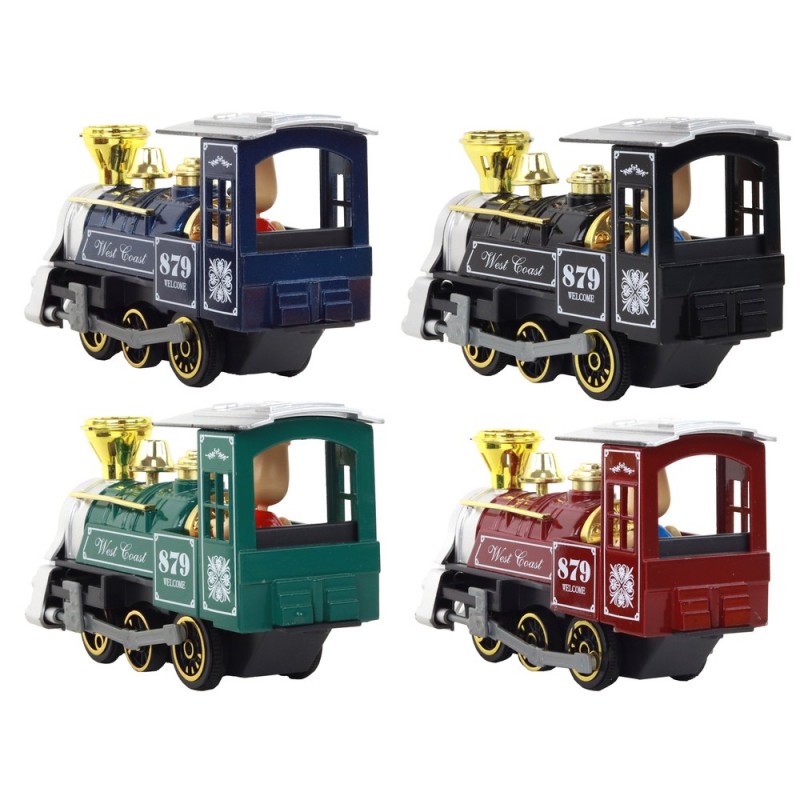 Motorized Locomotive Steam Locomotive Train Mix Aluminum Sound Lights