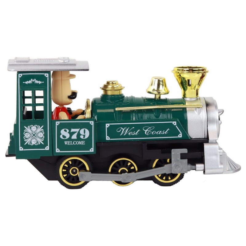 Motorized Locomotive Steam Locomotive Train Mix Aluminum Sound Lights