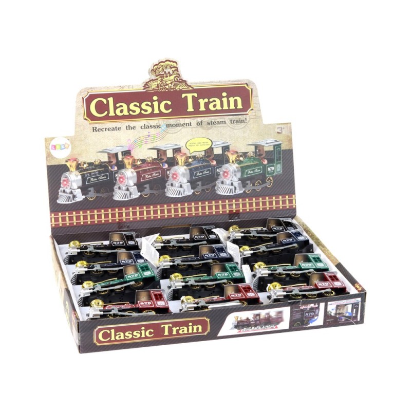 Motorized Locomotive Steam Locomotive Train Mix Aluminum Sound Lights