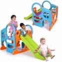 FEBER Large Playground Activity Center Slide 100 cm Climbing Wall Shapes