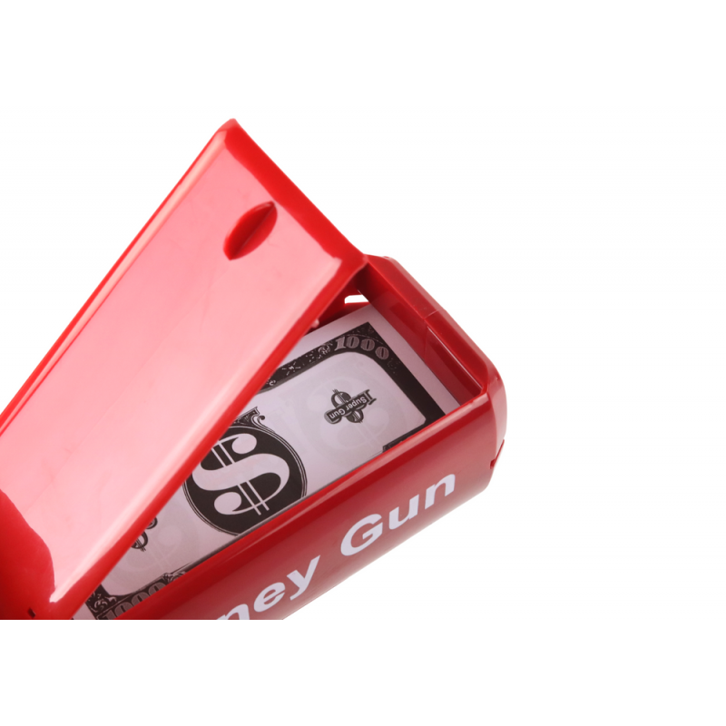 Money Gun Shooting Red Launcher Money Gun Banknotes