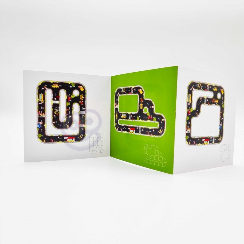 TOOKY TOY Road Puzzle for Children Highway Mockup 21 pcs. FSC certificate