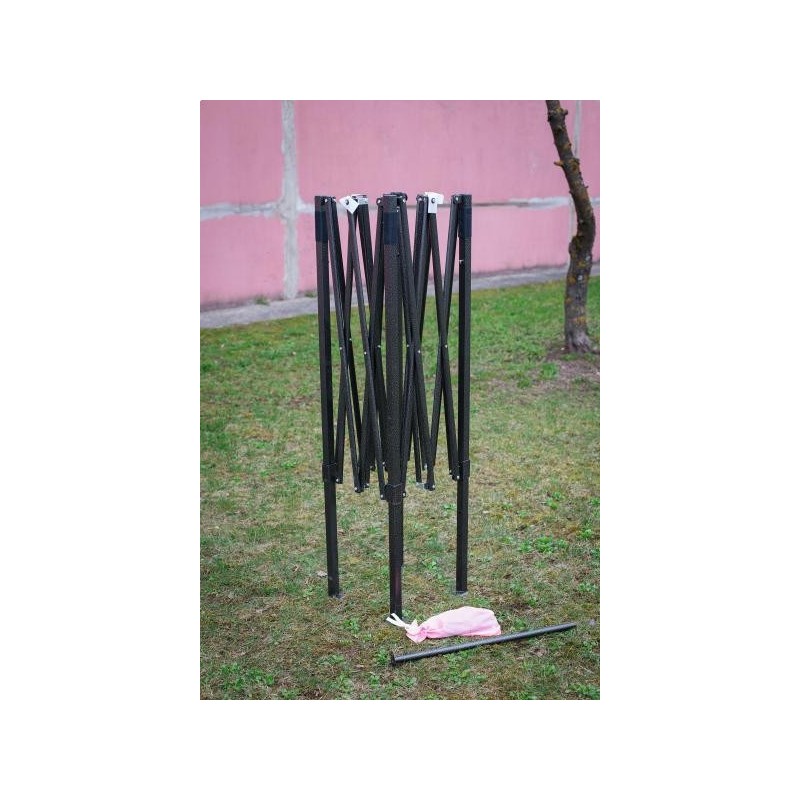 Pop Up Folding awning 3x3 m, with walls, Green, X series, aluminum ...