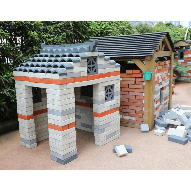 CLASSIC WORLD EDU Mega Klocki Konstrukcyjne Cegiełki EVA Miękkie do ...