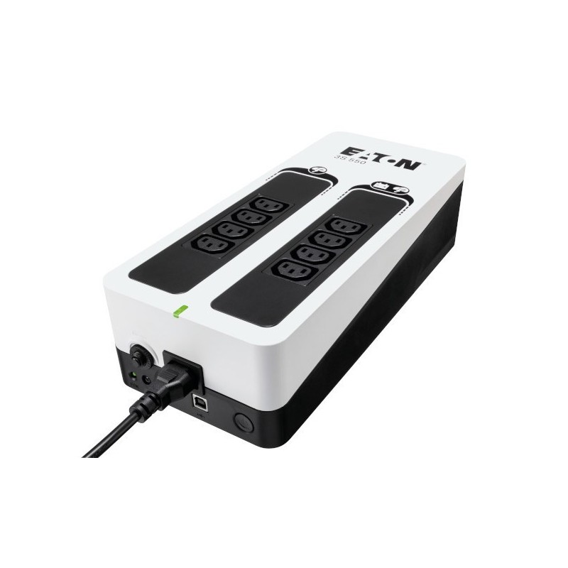 Eaton 3S550I uninterruptible power supply (UPS) Standby (Offline) 0.55 kVA 330 W 8 AC outlet(s)