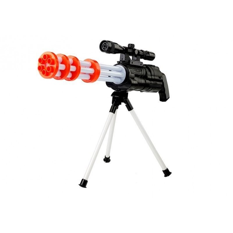 Battery Operated Sniper Rifle Rotary Cannon Police 62 cm