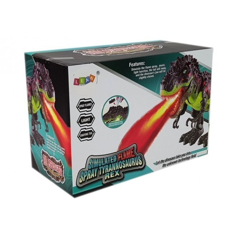 Battery Dinosaur Laying Eggs Burning Fire Steam Green