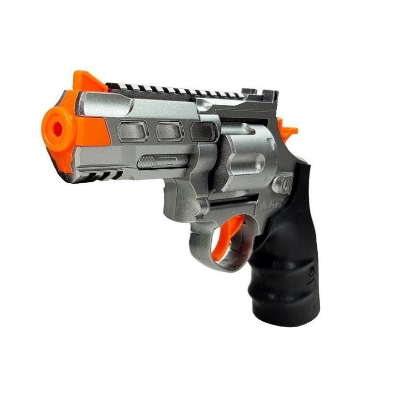 Police Kit Revolver 20cm Badge Holster Whistle Sound Light Effects