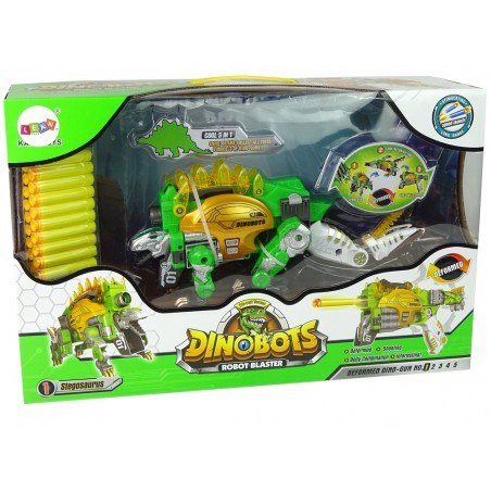 Dinobots 2 in 1 Dinosaur Shotgun Green Stegosaurus Shield