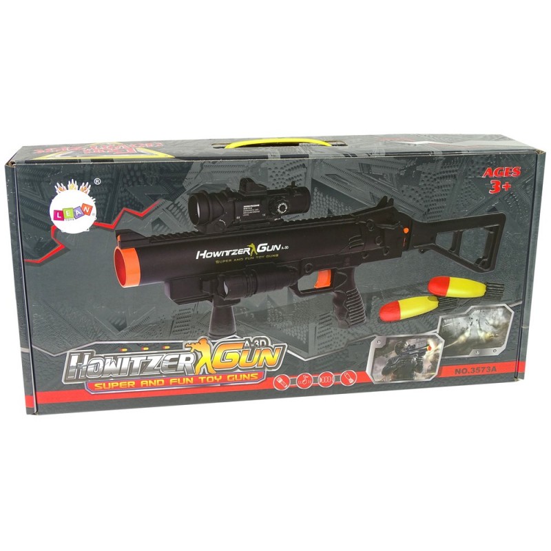 Rifle Grenade Launcher with Sound Flashlight Black