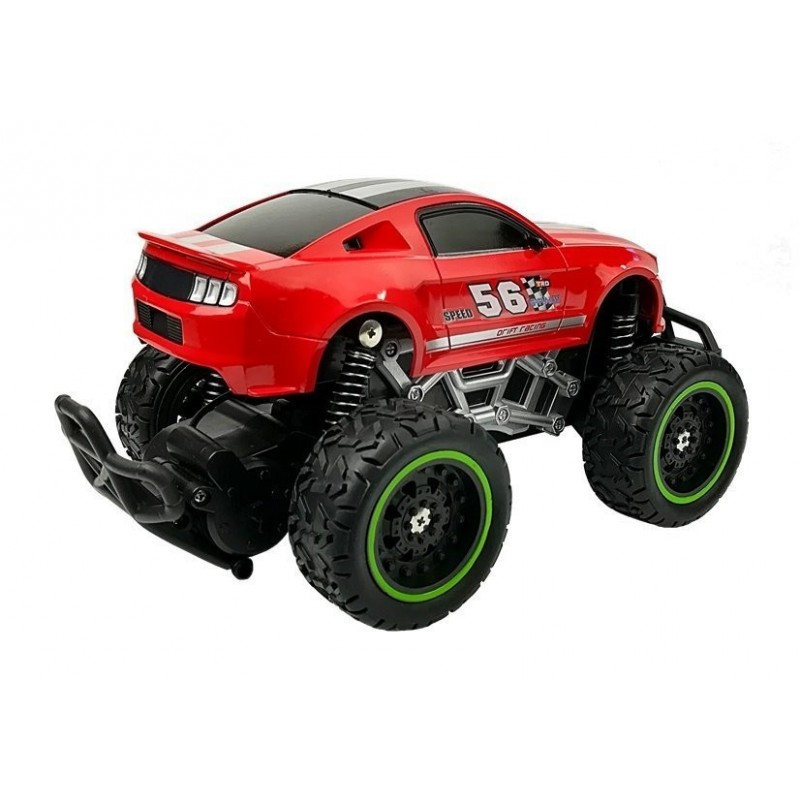 Remote controlled Car Off-road R/C Red High Wheels