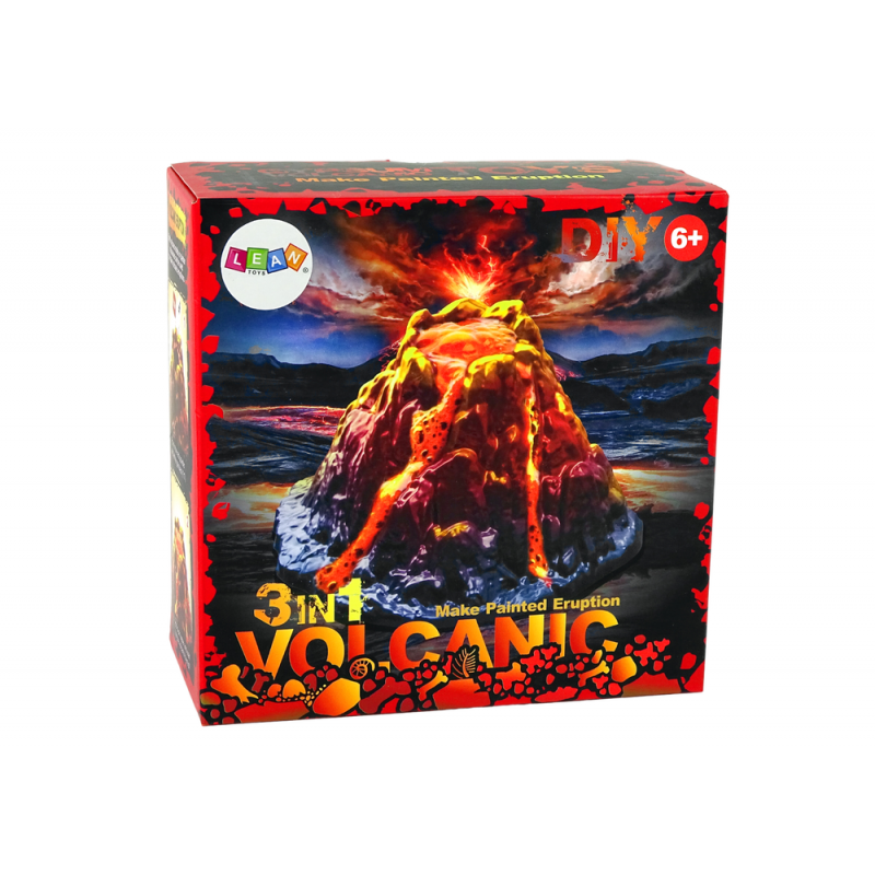 2in1 DIY Volcano Excavation Gypsum Eruption Kit