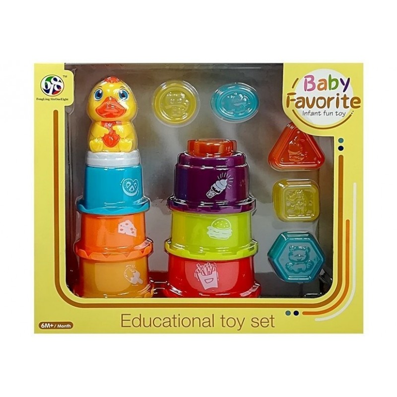 Educational Pyramid For Children Build a Tower, Sorter, Playing in the ...