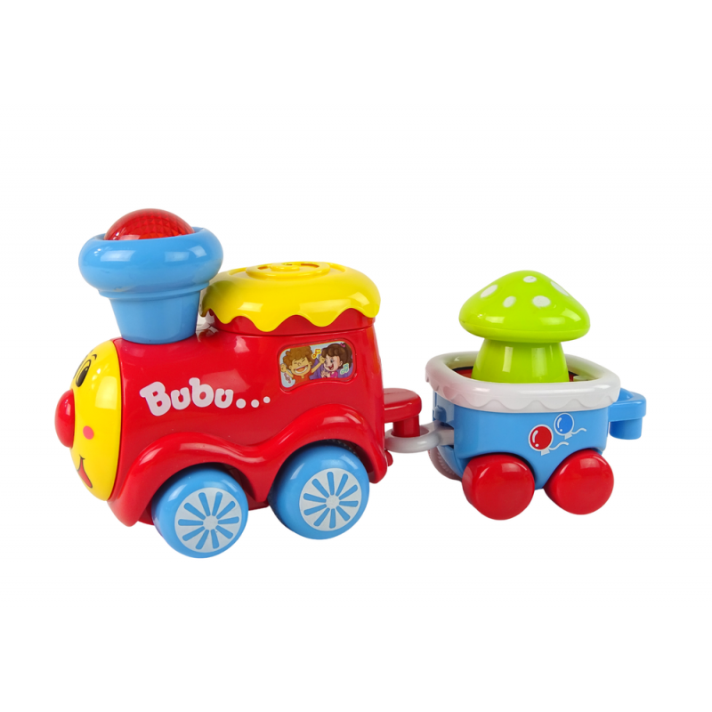 Colourful Educational Train for Toddlers Light and sound effects